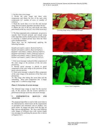 A SECURE STEGANOGRAPHY APPROACH FOR CLOUD DATA USING ANN ALONG WITH PRIVATE KEY EMBEDDING | PDF