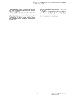 A SECURE STEGANOGRAPHY APPROACH FOR CLOUD DATA USING ANN ALONG WITH PRIVATE KEY EMBEDDING | PDF