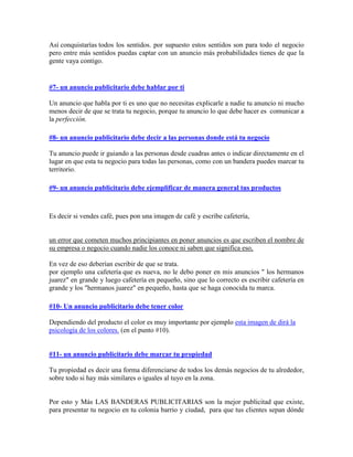 11 pasos que todo anuncio publicitario debe tener | PDF
