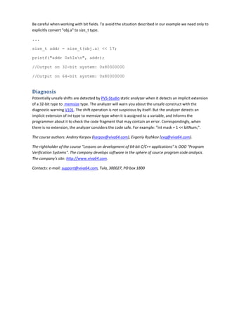 Lesson 11. Pattern 3. Shift operations | PDF