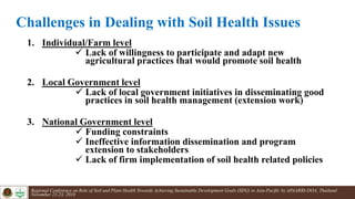 Soil Health and Sustainable Development Goals in the Philippines | PPTX
