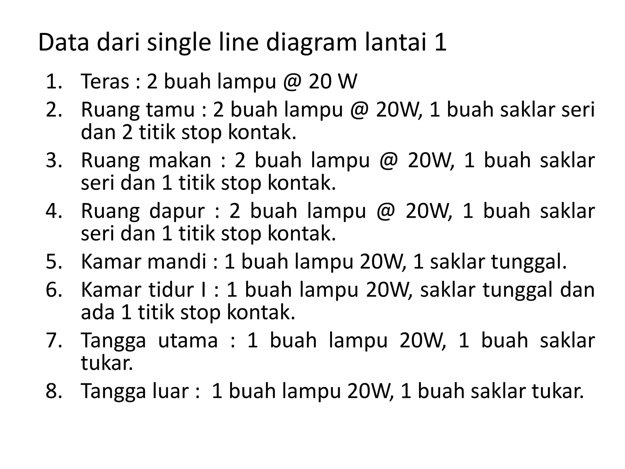 11 perencanaan instalasi listrik rumah bertingkat | PPTX