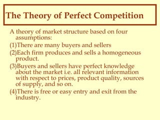 11 perfect competition class economics slides for ku | PPT