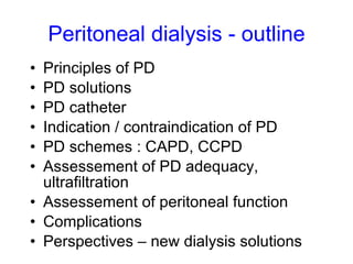 11 Peritoneal Dialysis | PPT