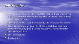 11 Peritoneum, Acute Abdomen, Intestinal Obstruction.pptx