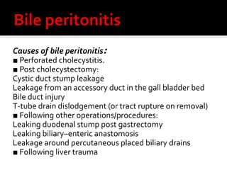 PERITONITIS pdf for healthcare medical students | PPT