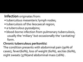 PERITONITIS pdf for healthcare medical students | PPT