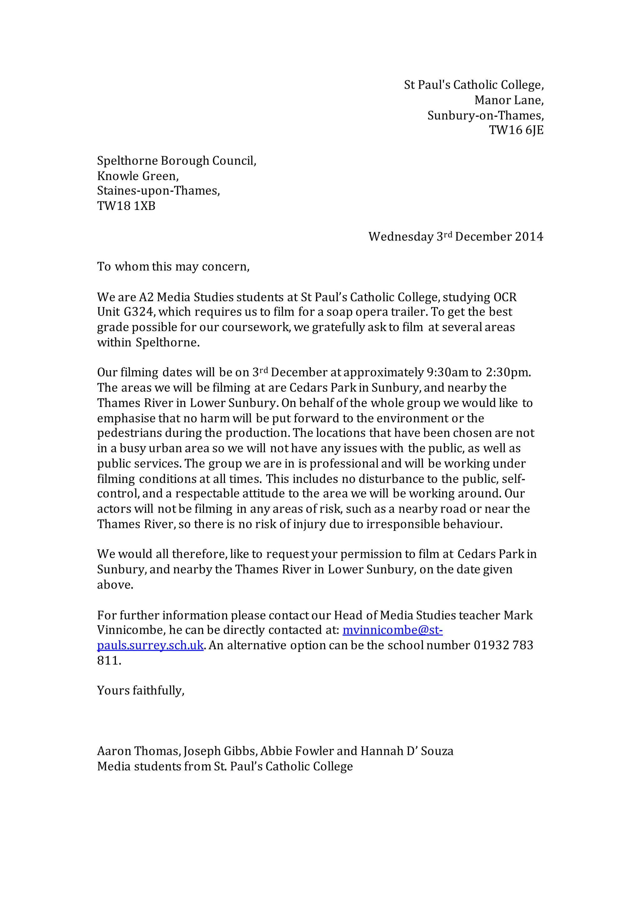 11 permission to film | DOCX