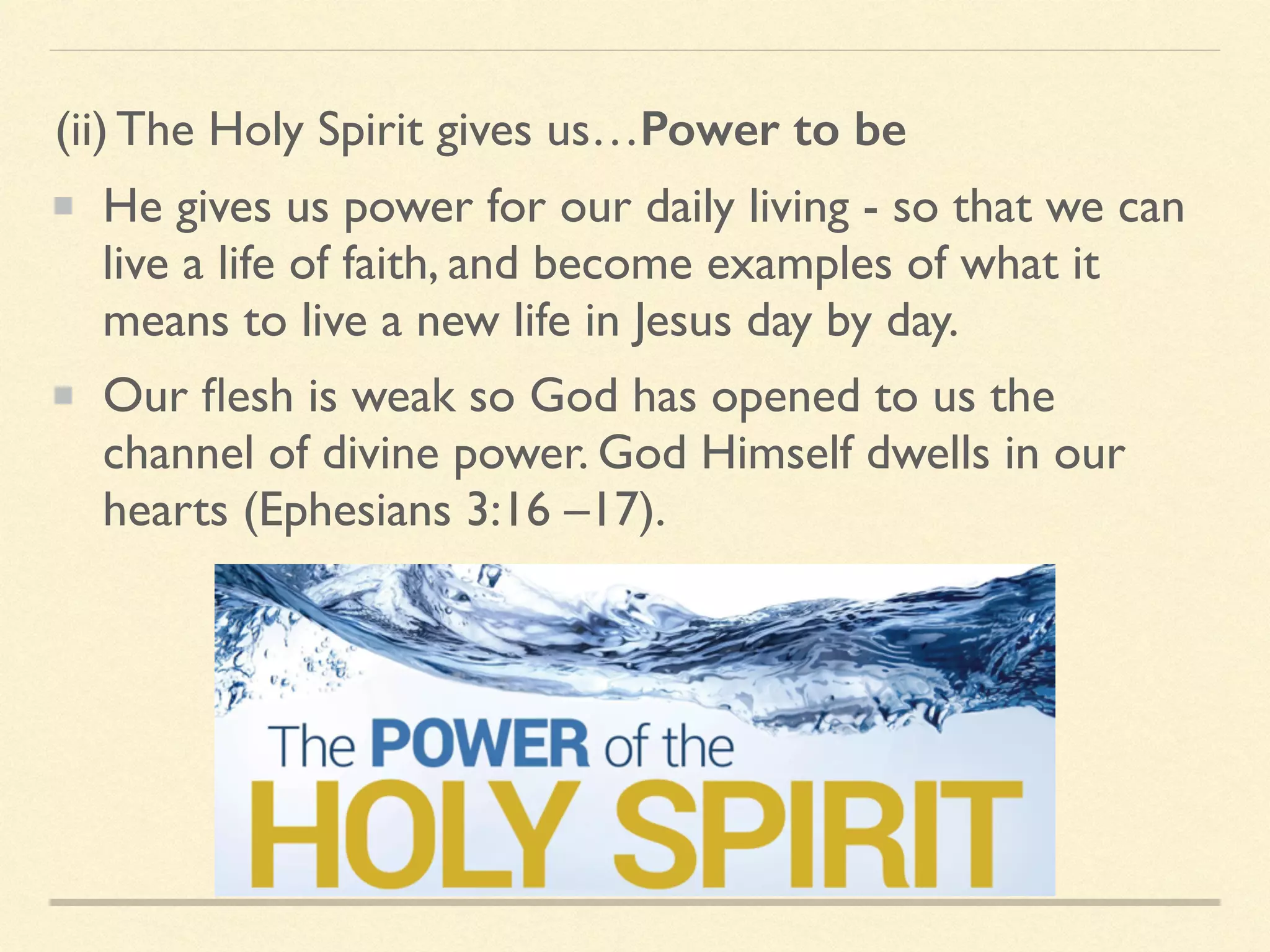 11 The Person and Work of the Holy Spirit | PDF