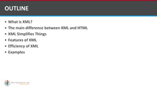 XML - Extensive Markup Language | PDF | Web Design and HTML | Internet