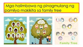 Pinagmulan ng pamilya grade 1 quarter 12 | PPTX