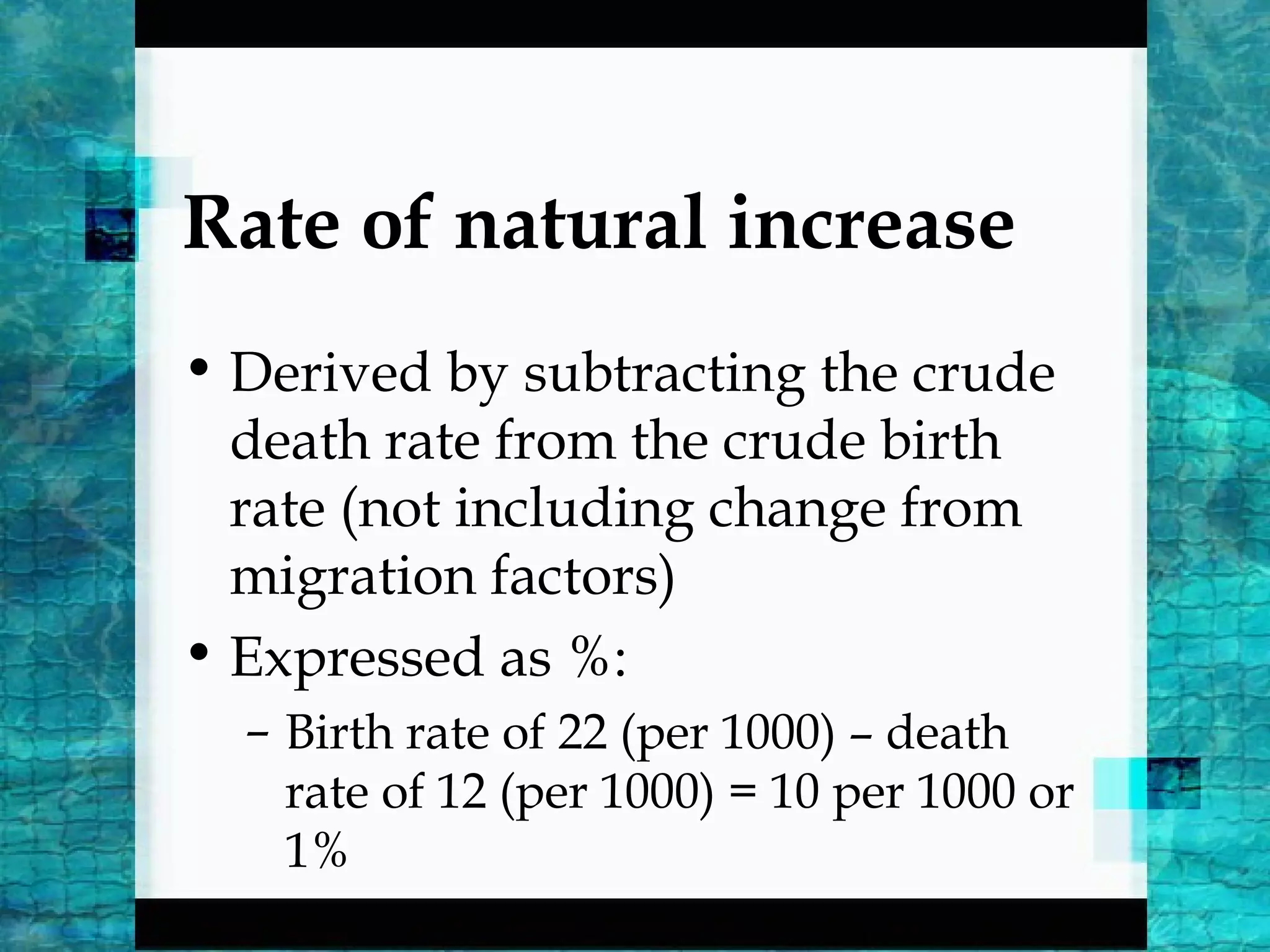 INTRODUCTION OF POPULATION GEOGRAPHY | PPT
