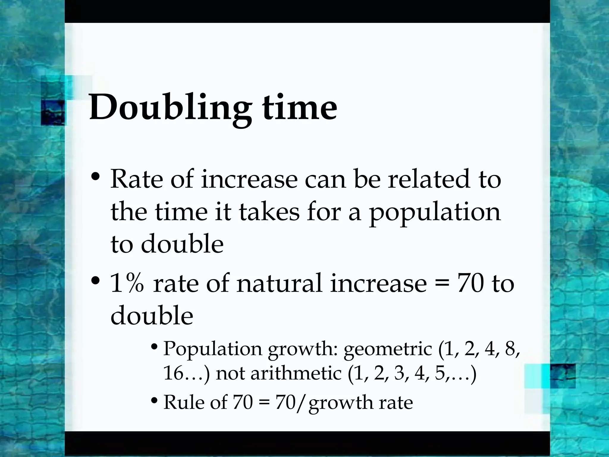 INTRODUCTION OF POPULATION GEOGRAPHY | PPT