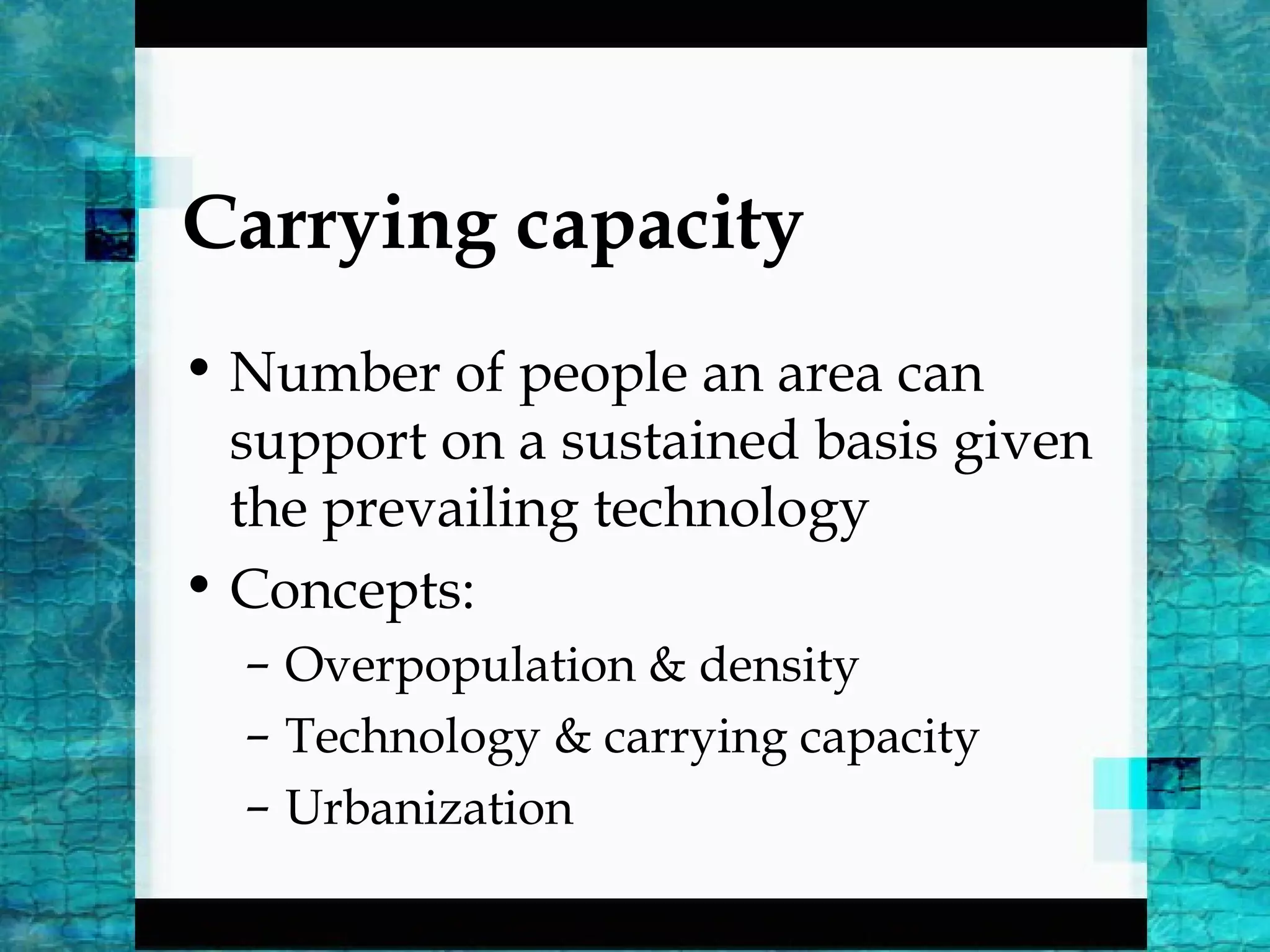 INTRODUCTION OF POPULATION GEOGRAPHY | PPT