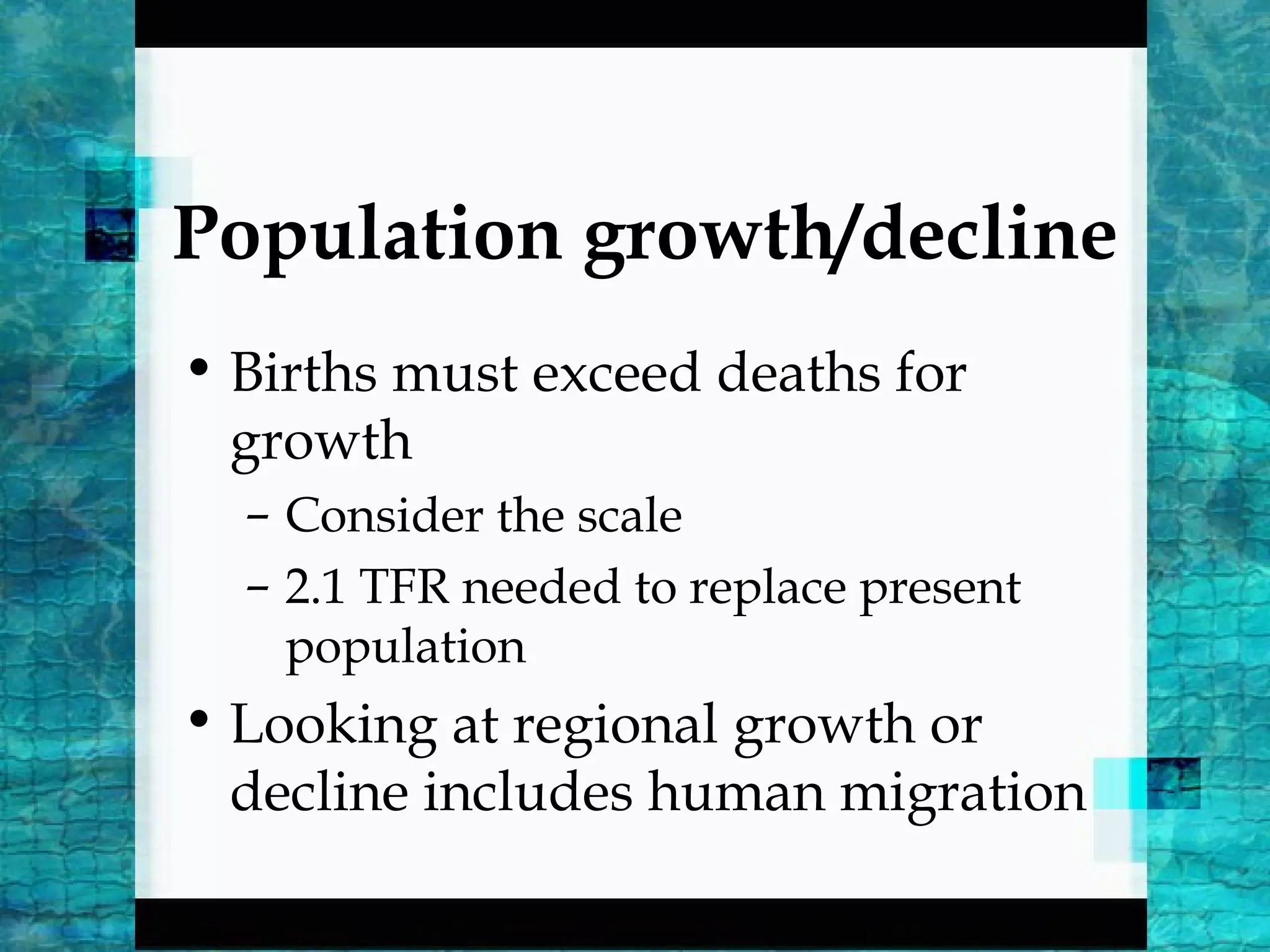 INTRODUCTION OF POPULATION GEOGRAPHY | PPT