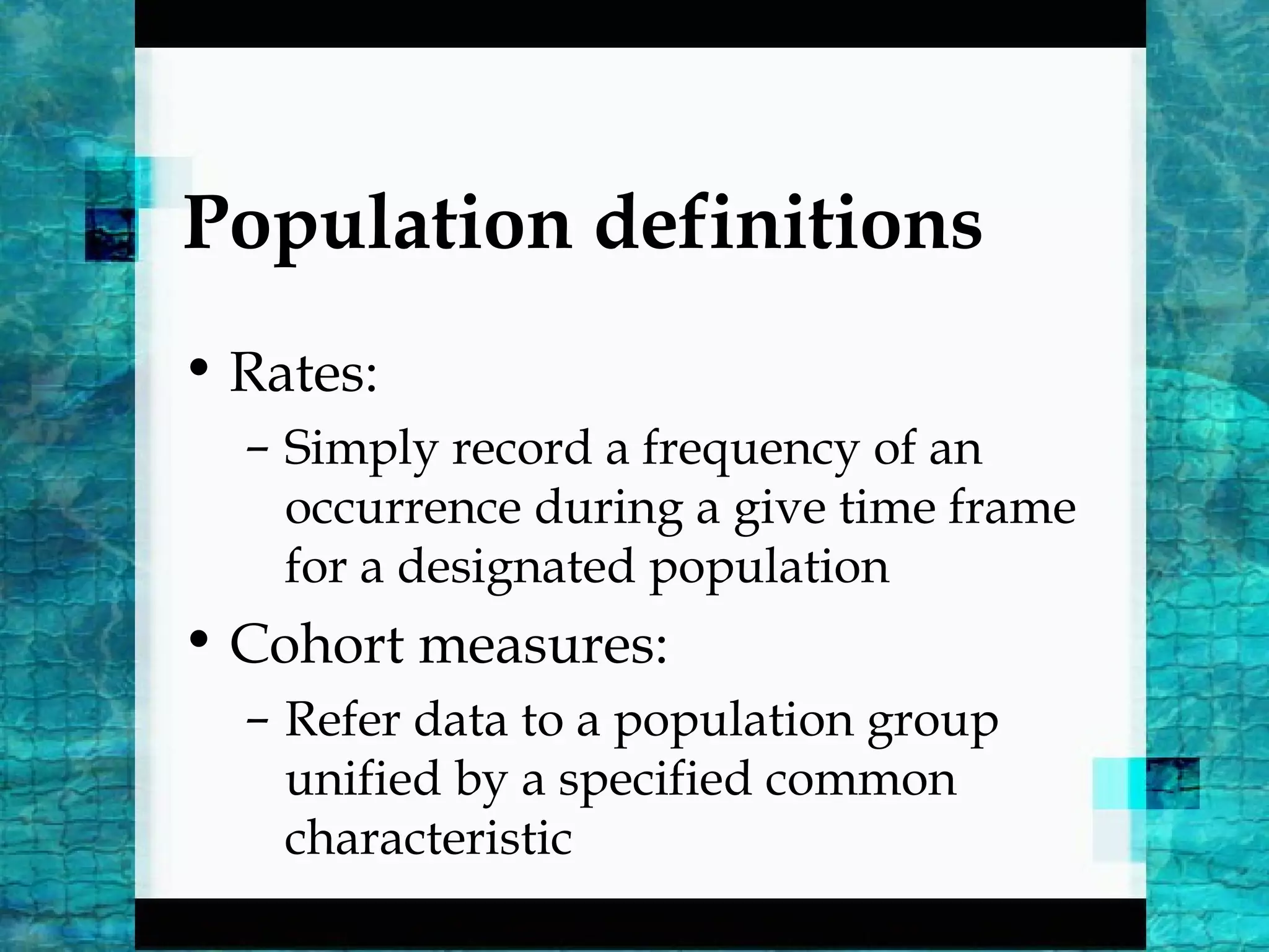 INTRODUCTION OF POPULATION GEOGRAPHY | PPT