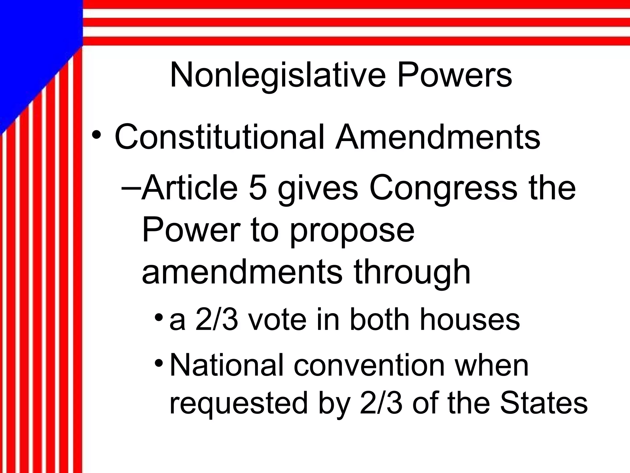 11 powers of congress | PPT