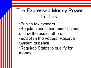 11 powers of congress | PPT