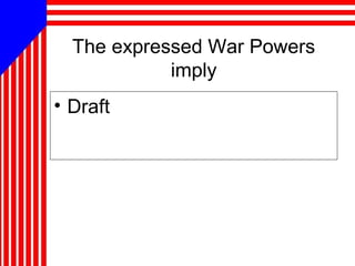 11 powers of congress | PPT