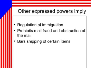 11 powers of congress | PPT