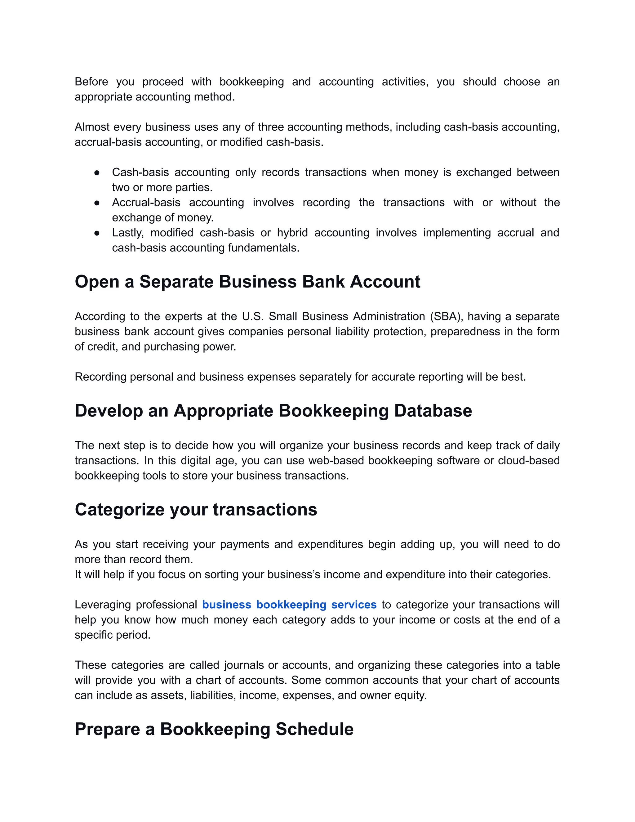 11 Practical Tips for Accounting & Bookkeeping for Small Business | PDF