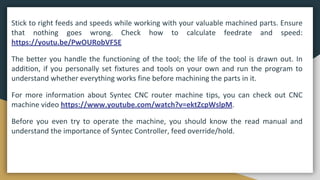 11 Practices You Must Avoid While Operating CNC Router Machines | PDF