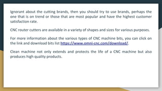 11 Practices You Must Avoid While Operating CNC Router Machines | PDF