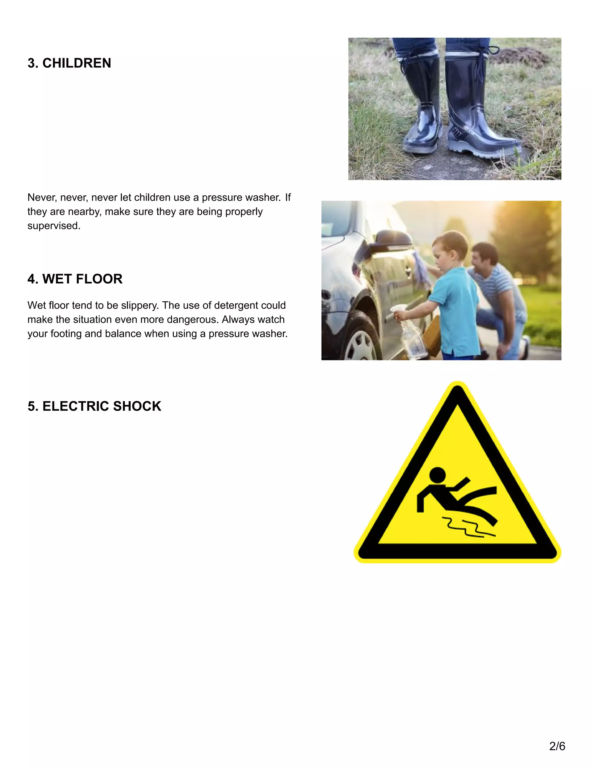 11 pressure washer safety rules | PDF