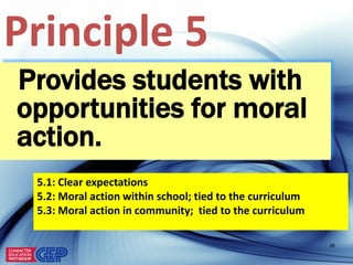 11 principles of effective character education | PDF
