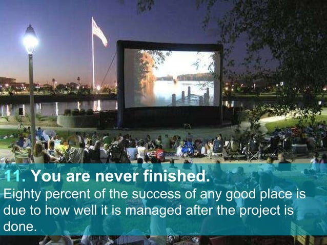 11 Principles of Placemaking | PPT