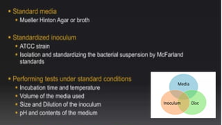Procedure of sensitivity - Microbiology for Lab Technicians | PPTX