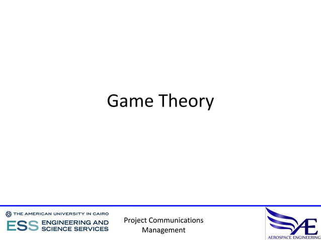Game Theory and Negotiations | PDF