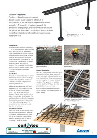 Reforço de armaduras de betão armado anti punçoamento | PDF