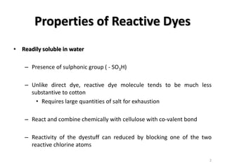 Reactive dyes | PPTX