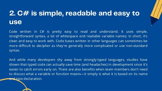 11 Reasons Why C# is the Right Choice for Your Next Project | PPT