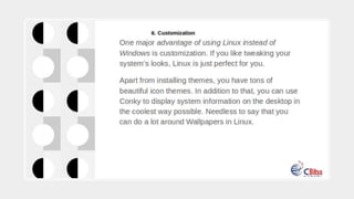 11 reasons why linux is better than windows | PPT