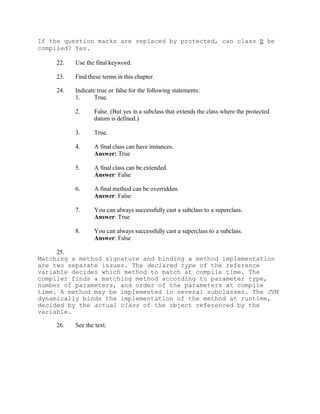 11review(inheritance andpolymorphism) | DOC