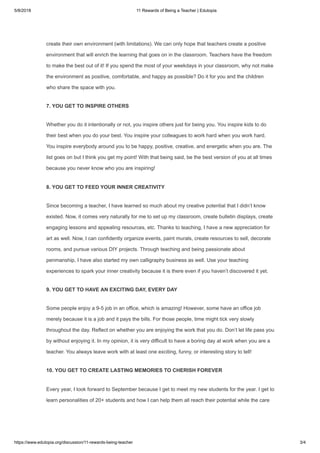 11 rewards of being a teacher | PDF