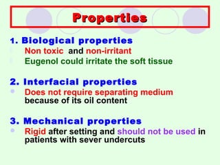 rigid impression materials dental material | PPT