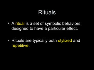 Rites/Rituals | PPT