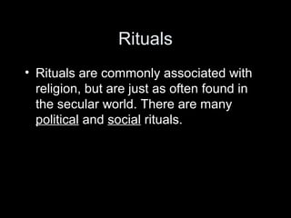 Rites/Rituals | PPT