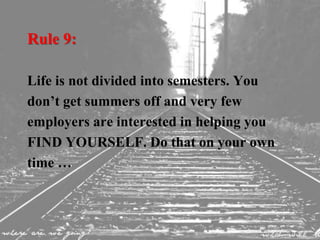 11 rules not usually learnt at school | PPT