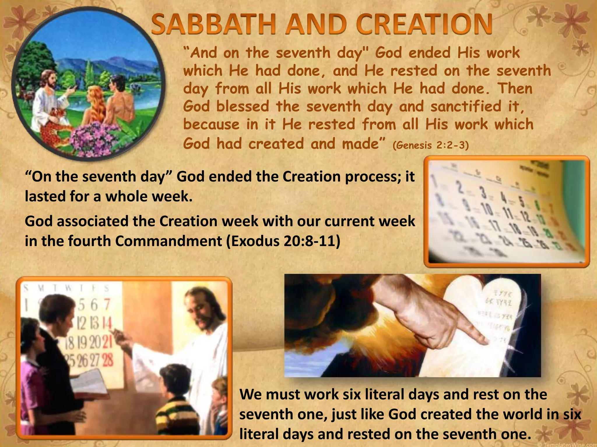 11 sabbath gift from eden | PPT