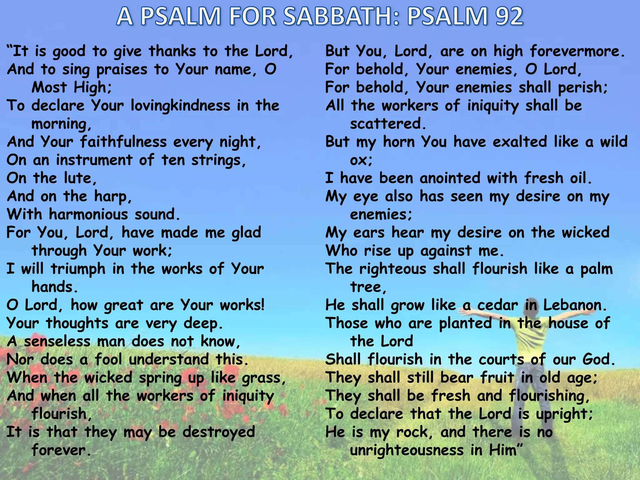 11 sabbath gift from eden | PPTX