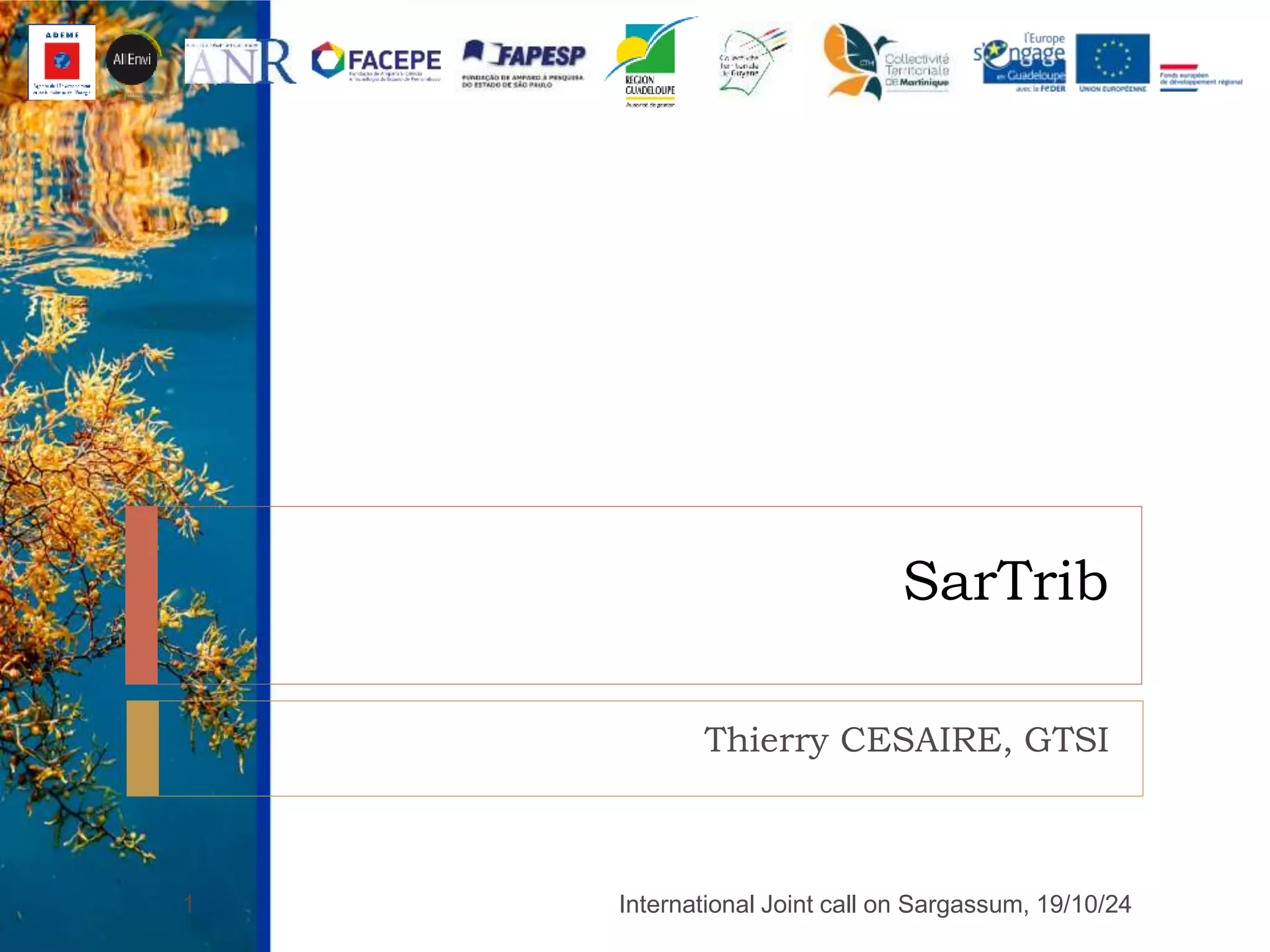 Thierry CESAIRE, GTSI SarTrib | PPT