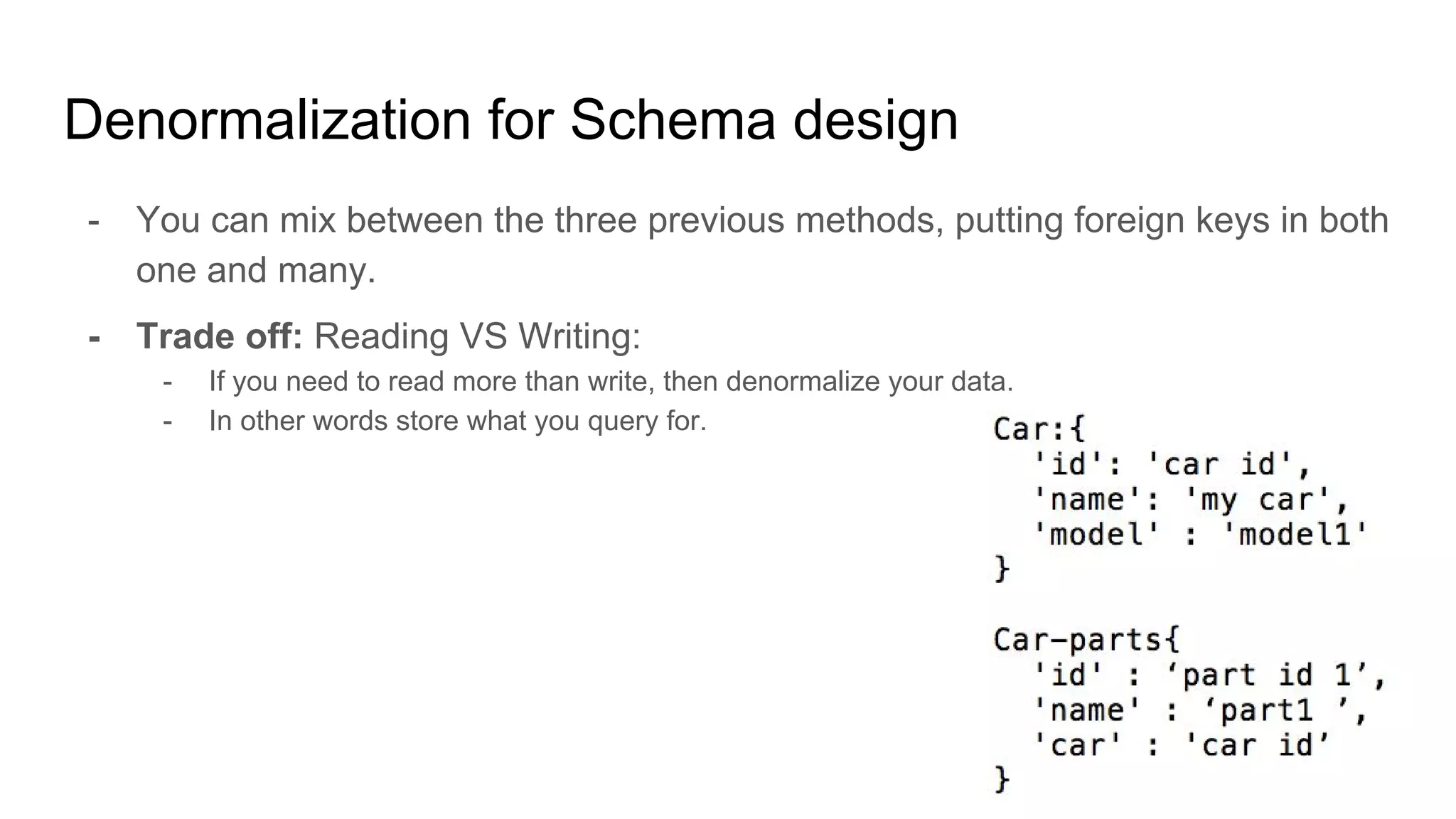 11 schema design & crud | PPT
