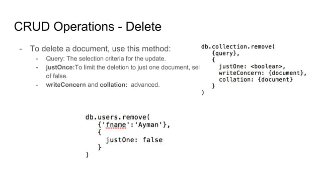 11 schema design & crud | PPT