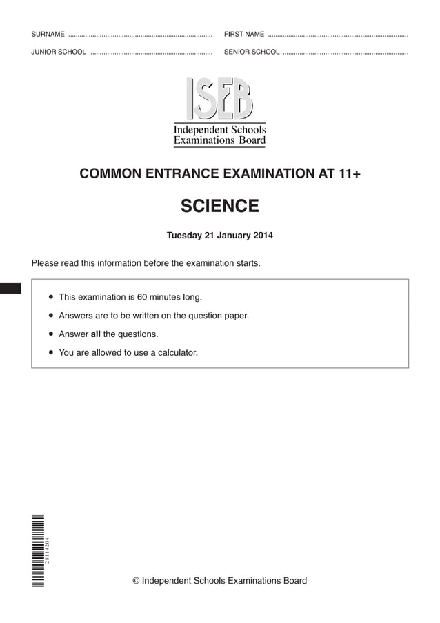 Common entrance | PDF