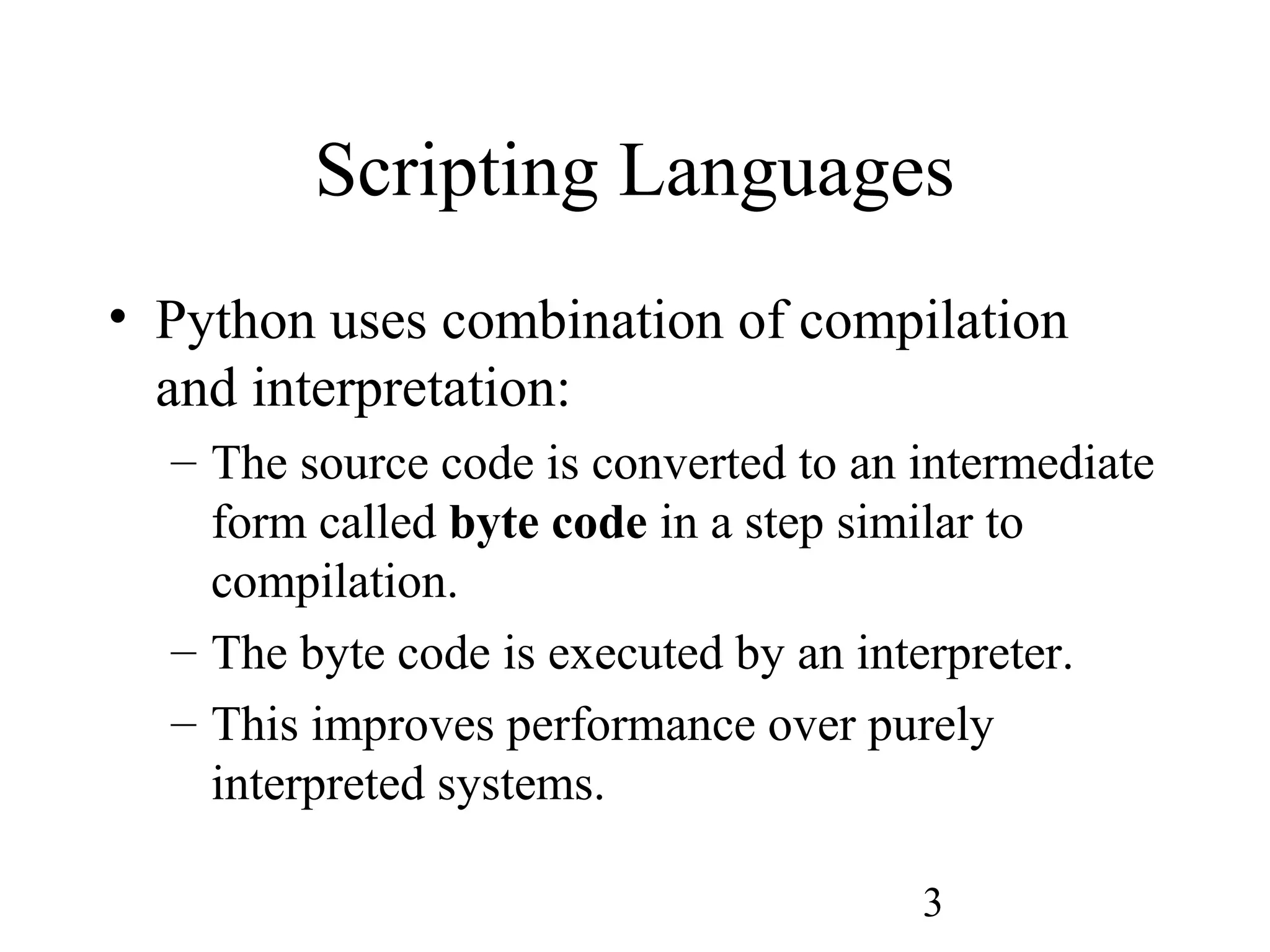 11 scripting languages | PPT | Programming Languages | Computing