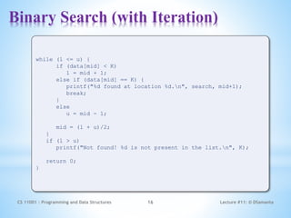 Introduction of Searching in data structure & its types. | PPTX